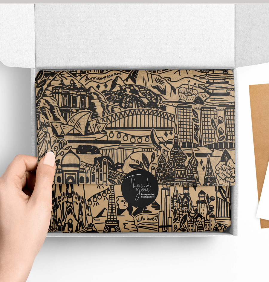 DSA Tissue Paper · Danni Simpson Art